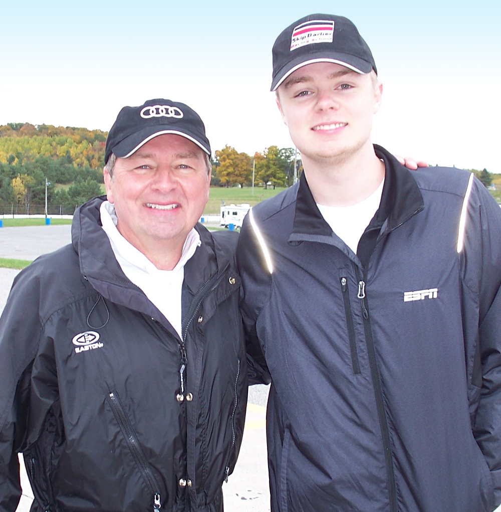 Indy 500 vet's son tears it up in class, on the track | Ball State Magazine